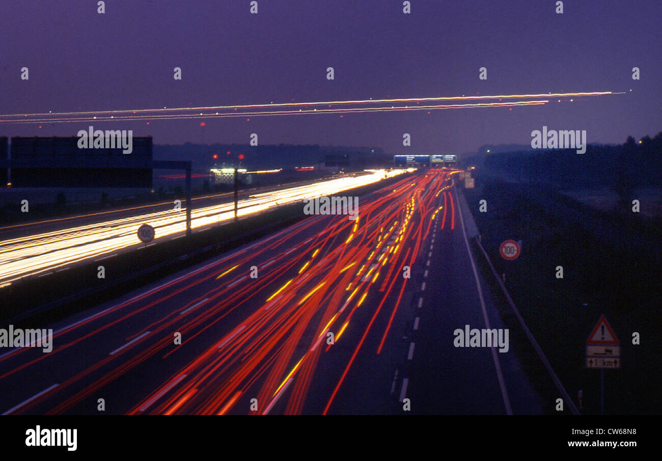 Plane Crossing Motorway High Resolution Stock Photography and Images ...