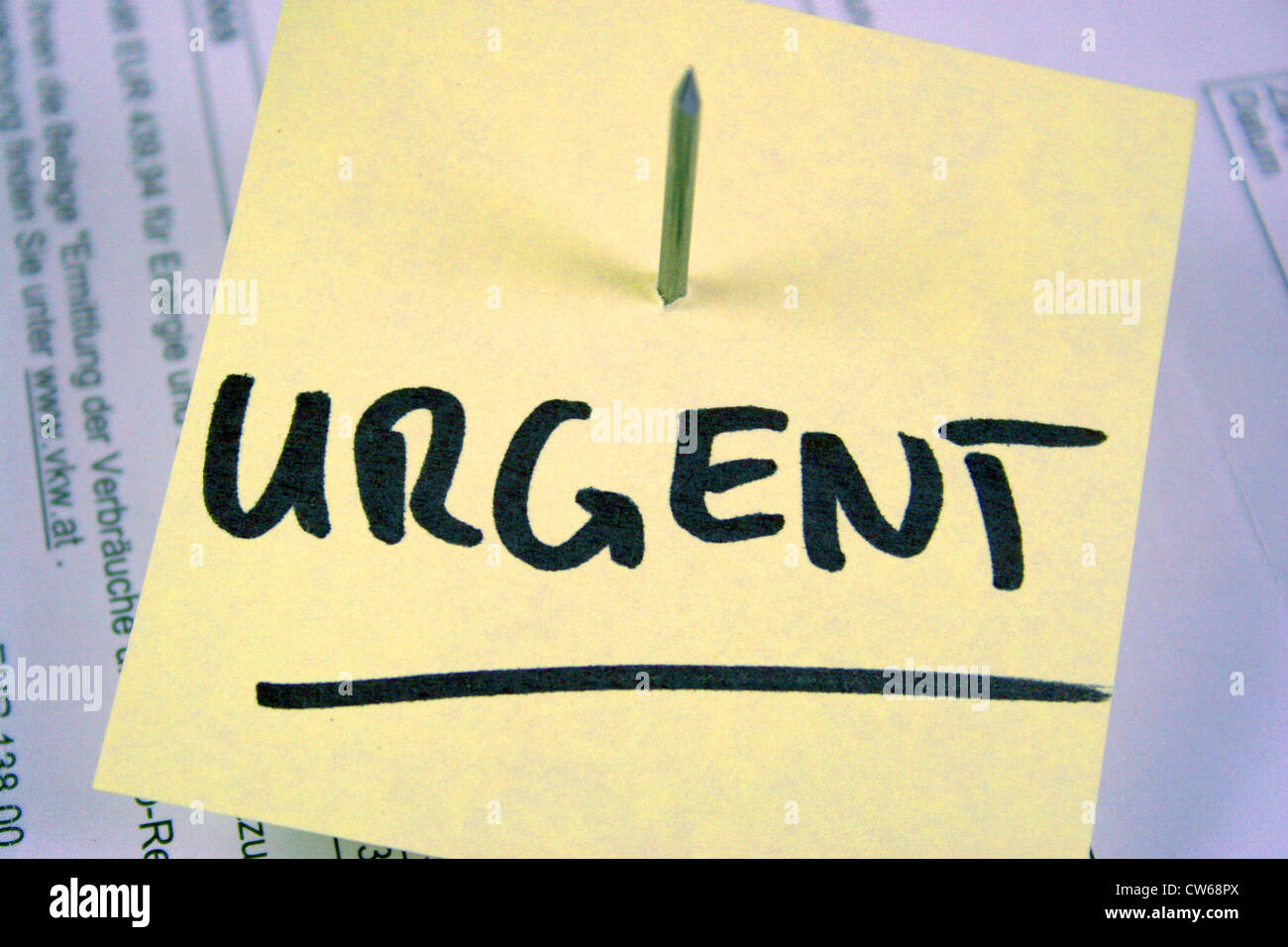 Urgent letter hi-res stock photography and images - Alamy