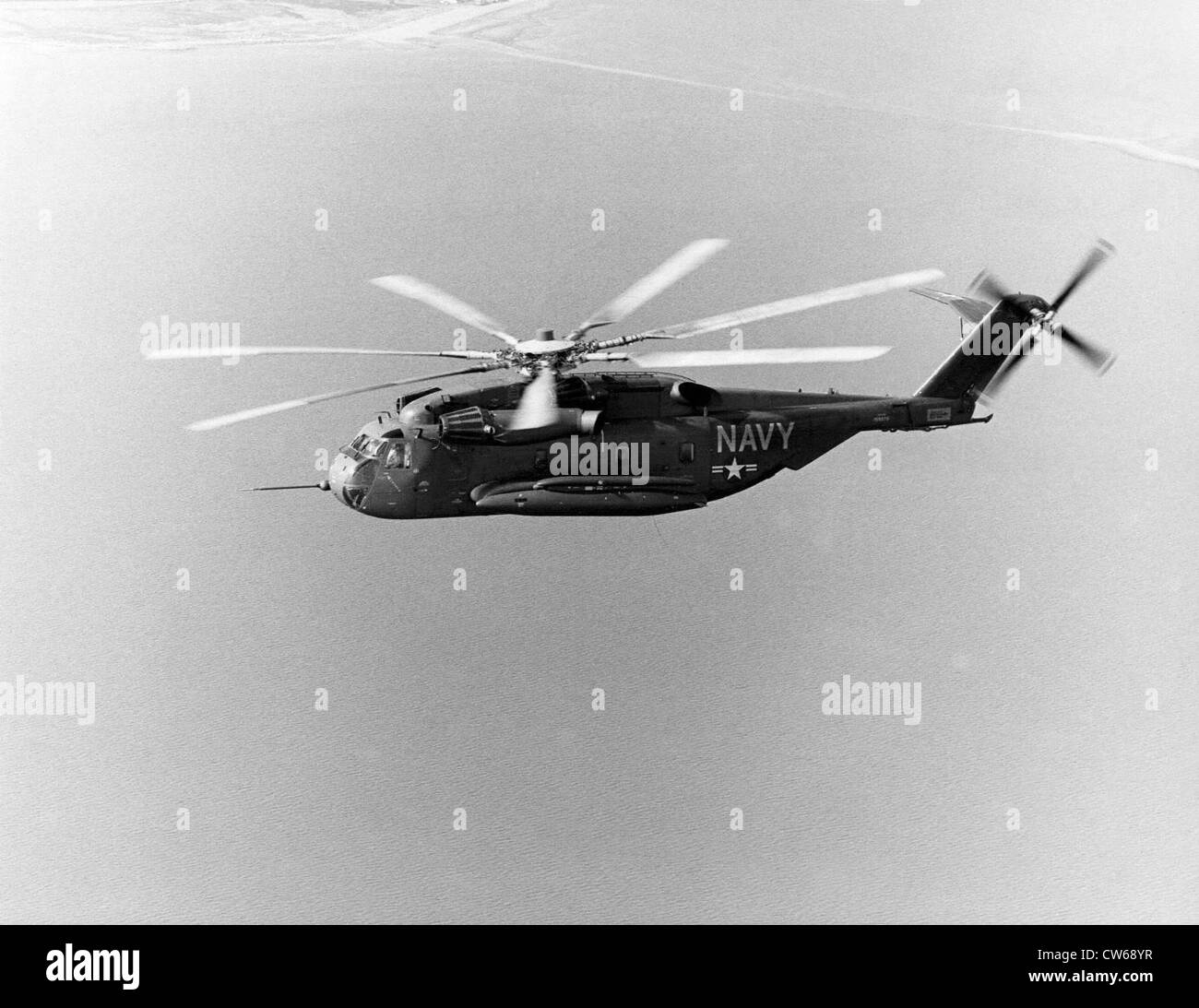 Sikorsky S-65 "Super Stallion" heavy transport helicopter of the US ...