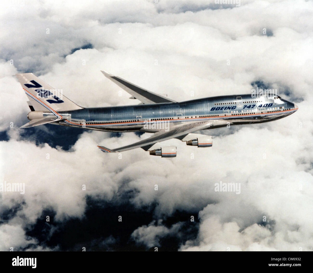 Prototype of the American Boeing B-747 passenger plane Stock Photo - Alamy