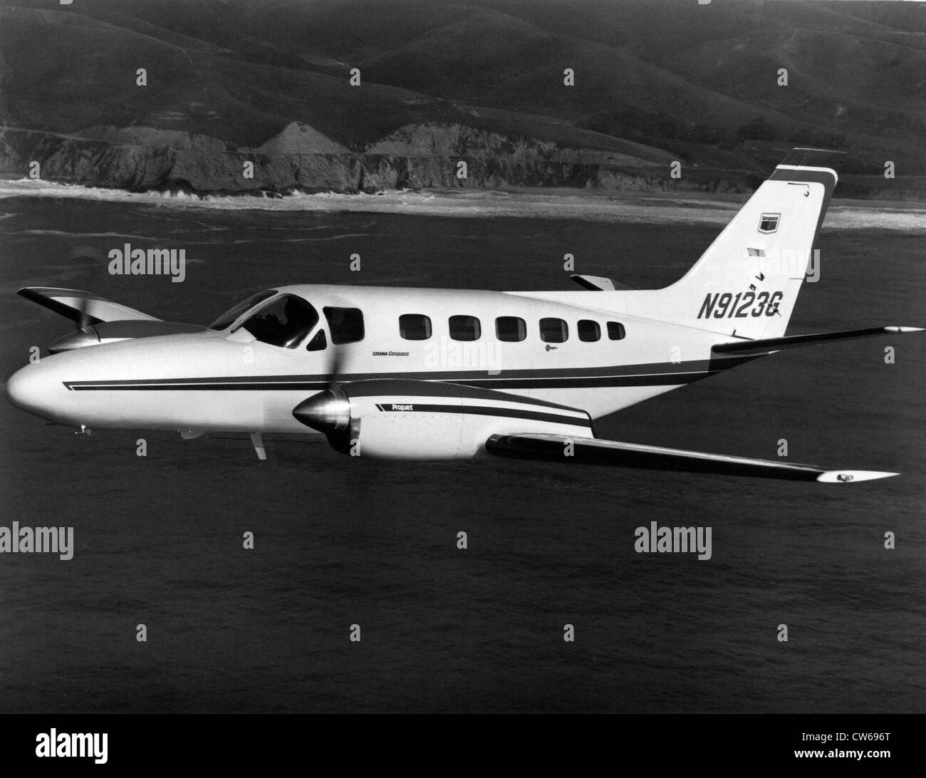 American Cessna Conquest propjet Stock Photo - Alamy