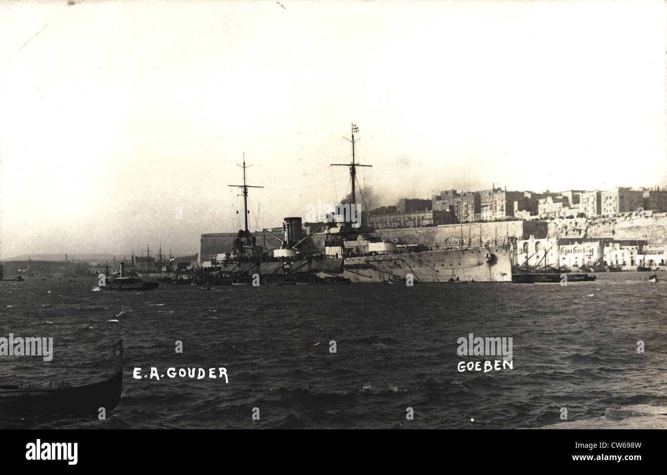 German cruiser "Goeben Stock Photo - Alamy