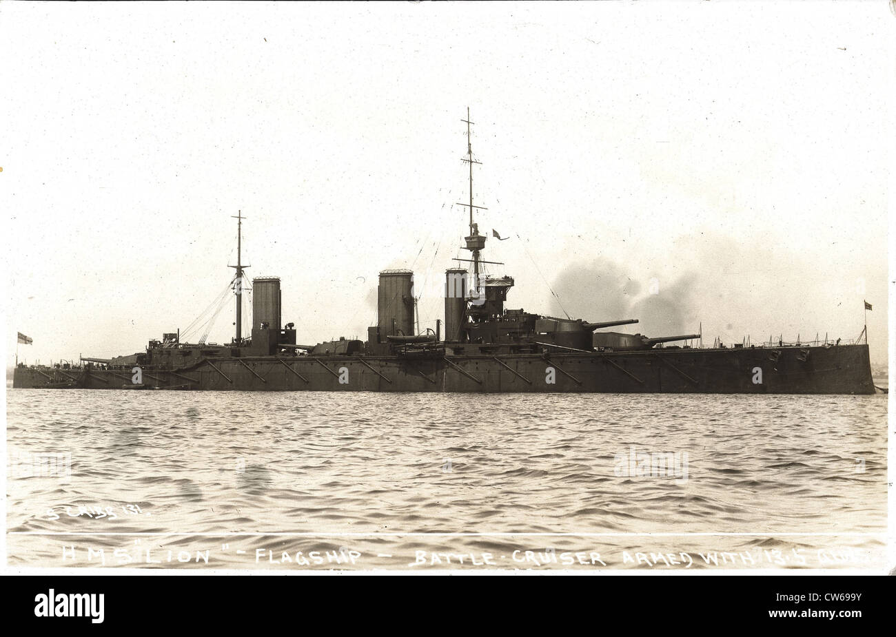 British battlecruiser 'Lion' Stock Photo - Alamy
