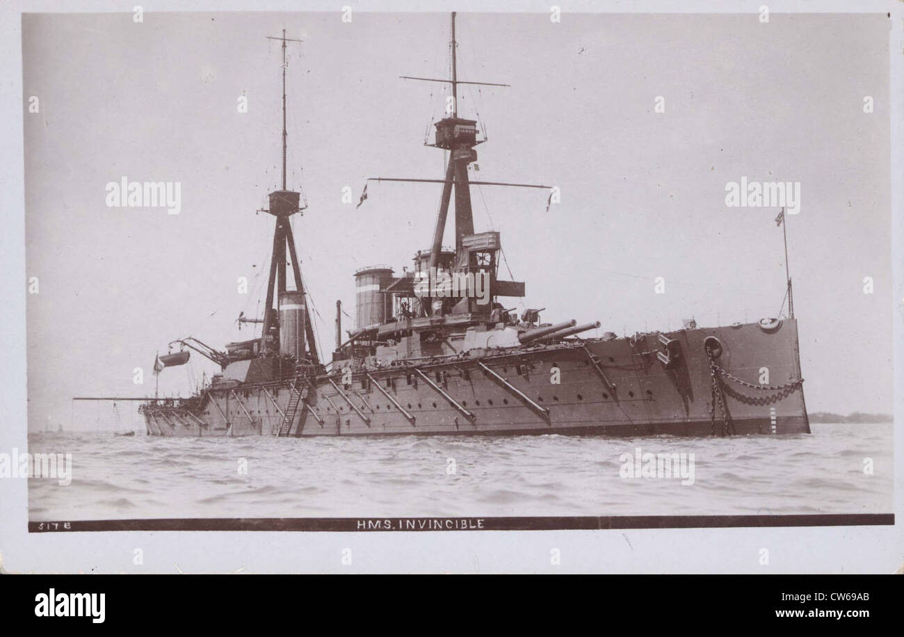 Battlecruiser invincible hi-res stock photography and images - Alamy