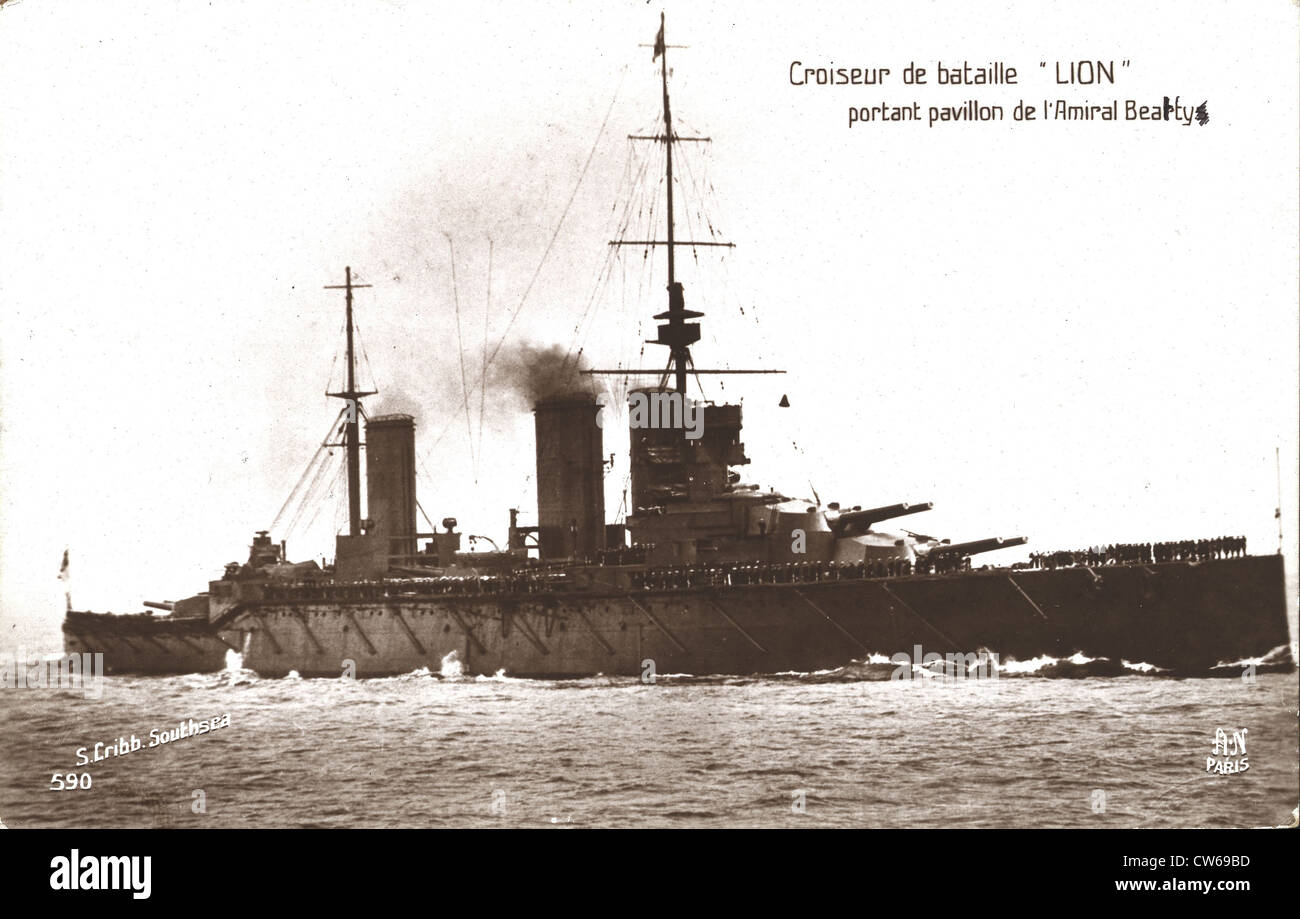 British battlecruiser 'Lion' Stock Photo - Alamy