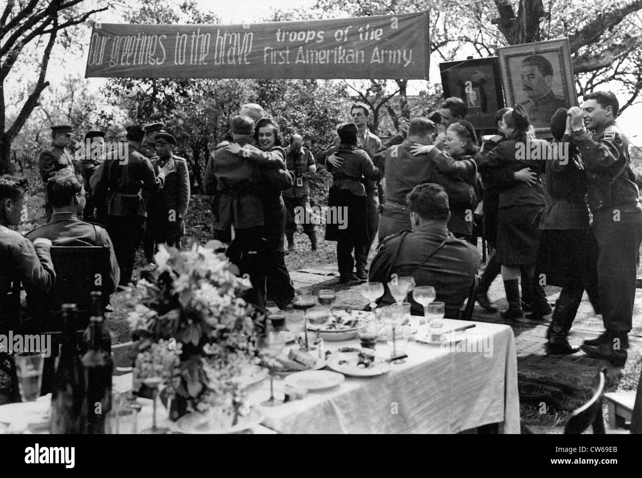 Russian -American Dance celebrates linkup at Torgau (April 27,1945 ...