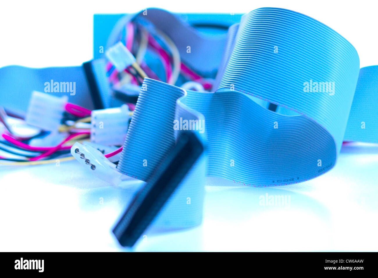 Computer cable clutter hi-res stock photography and images - Alamy