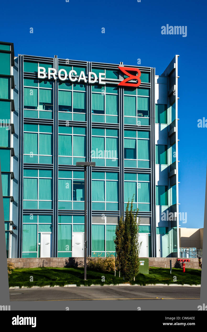 Brocade Networks building in the Silicon Valley of California Stock ...