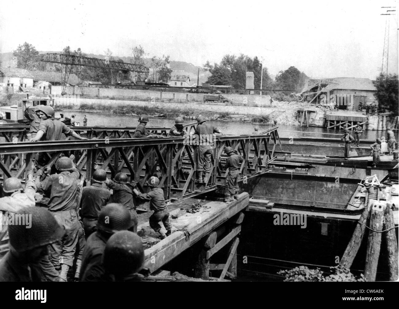Seine river august 1944 hi-res stock photography and images - Alamy