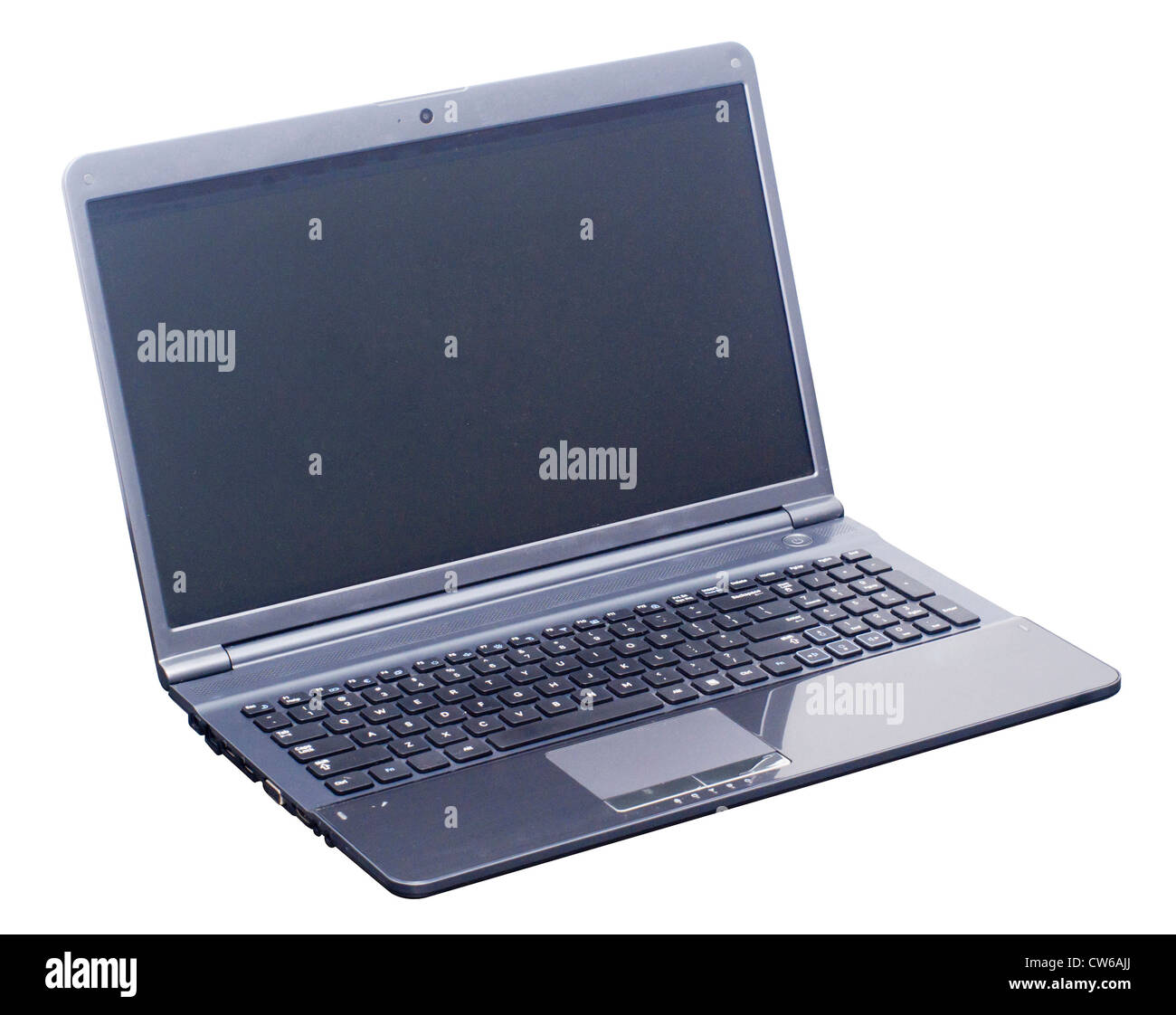 isolated laptop computer with 2 clipping path (laptop outline and ...