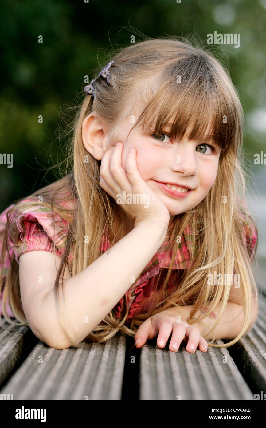 Little Girl With Light Brown Hair