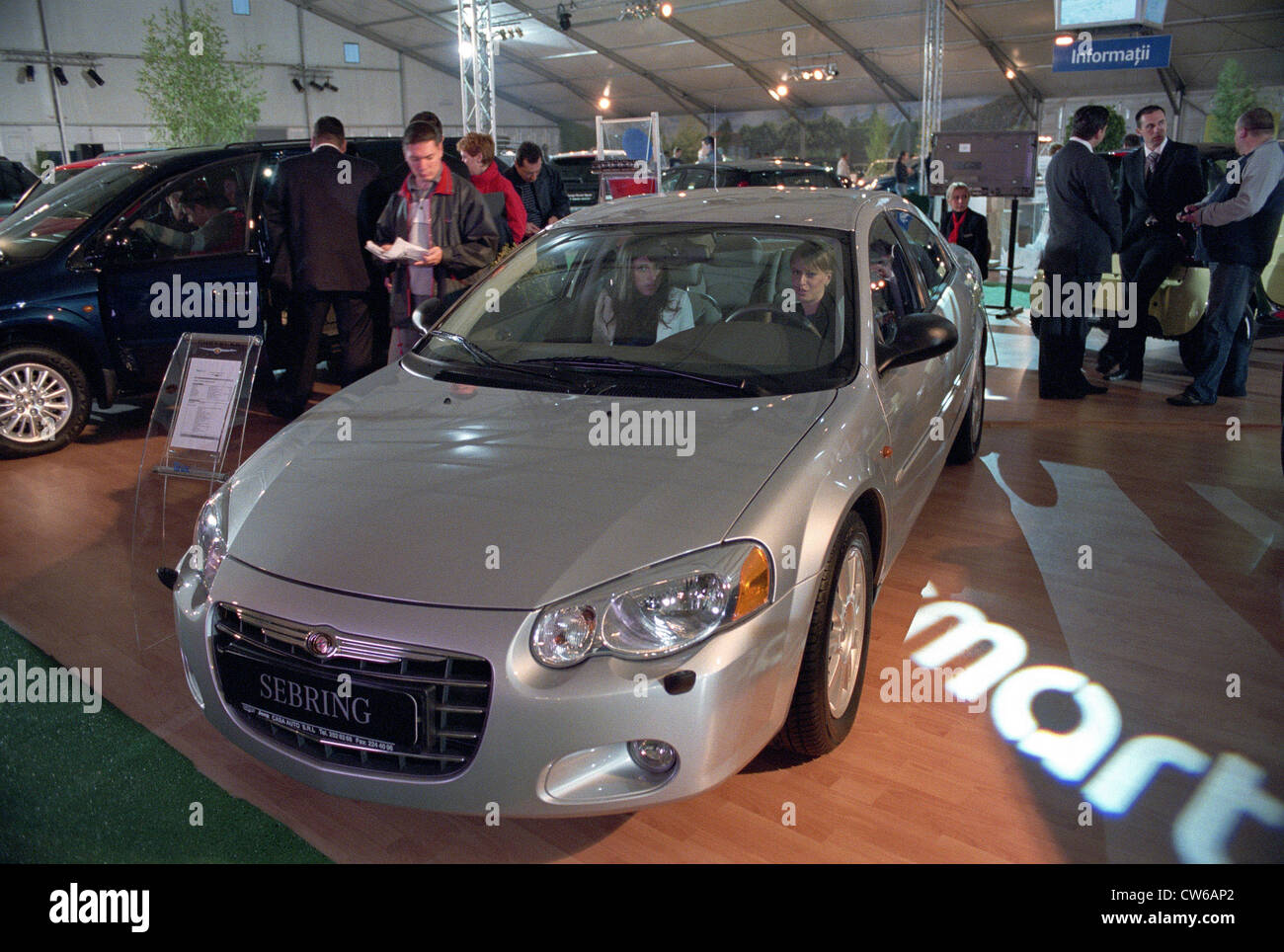 Car show models hi-res stock photography and images - Alamy
