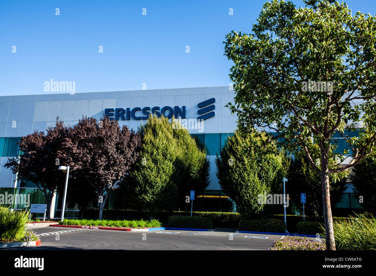 Ericsson office building in Silicon Valley California Stock Photo - Alamy