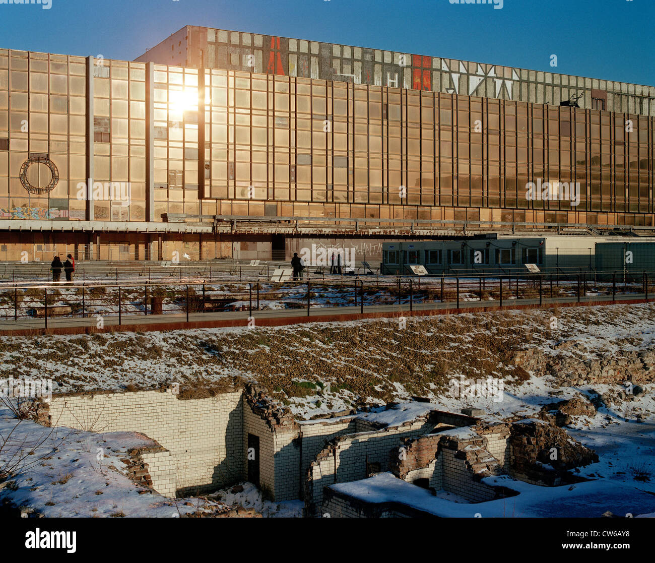 Berlin - The Palace of the Republic foundation remains of the City ...