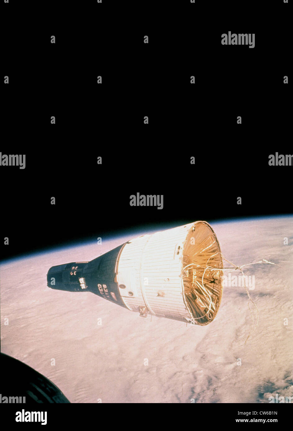 Gemini 7 spacecraft from Gemini 6 spacecraft in Earth orbit (December15 ...