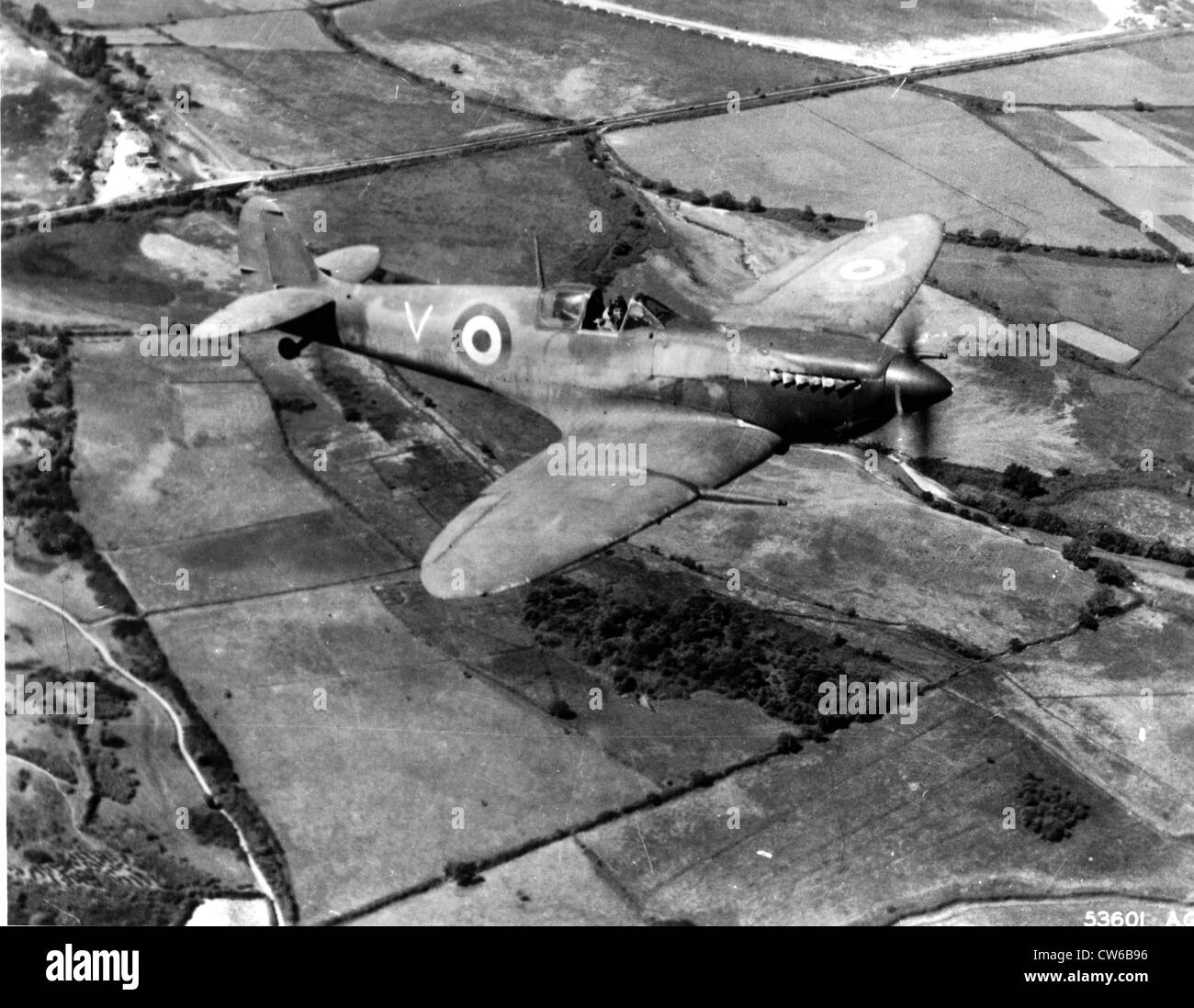 A Spitfire of a French Squadron in Italy (1944 Stock Photo - Alamy