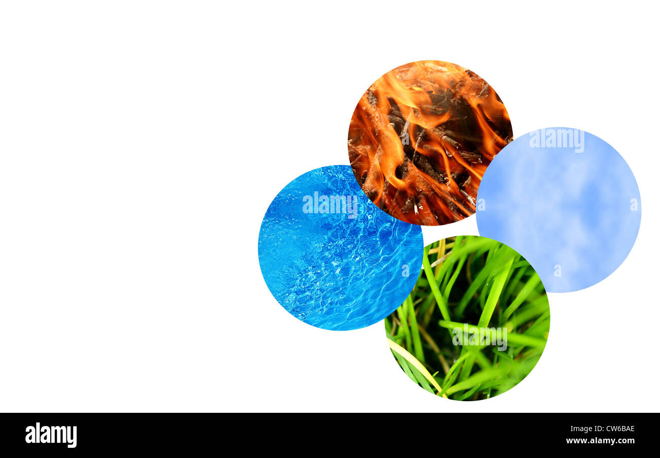 Fire water air earth hi-res stock photography and images - Alamy