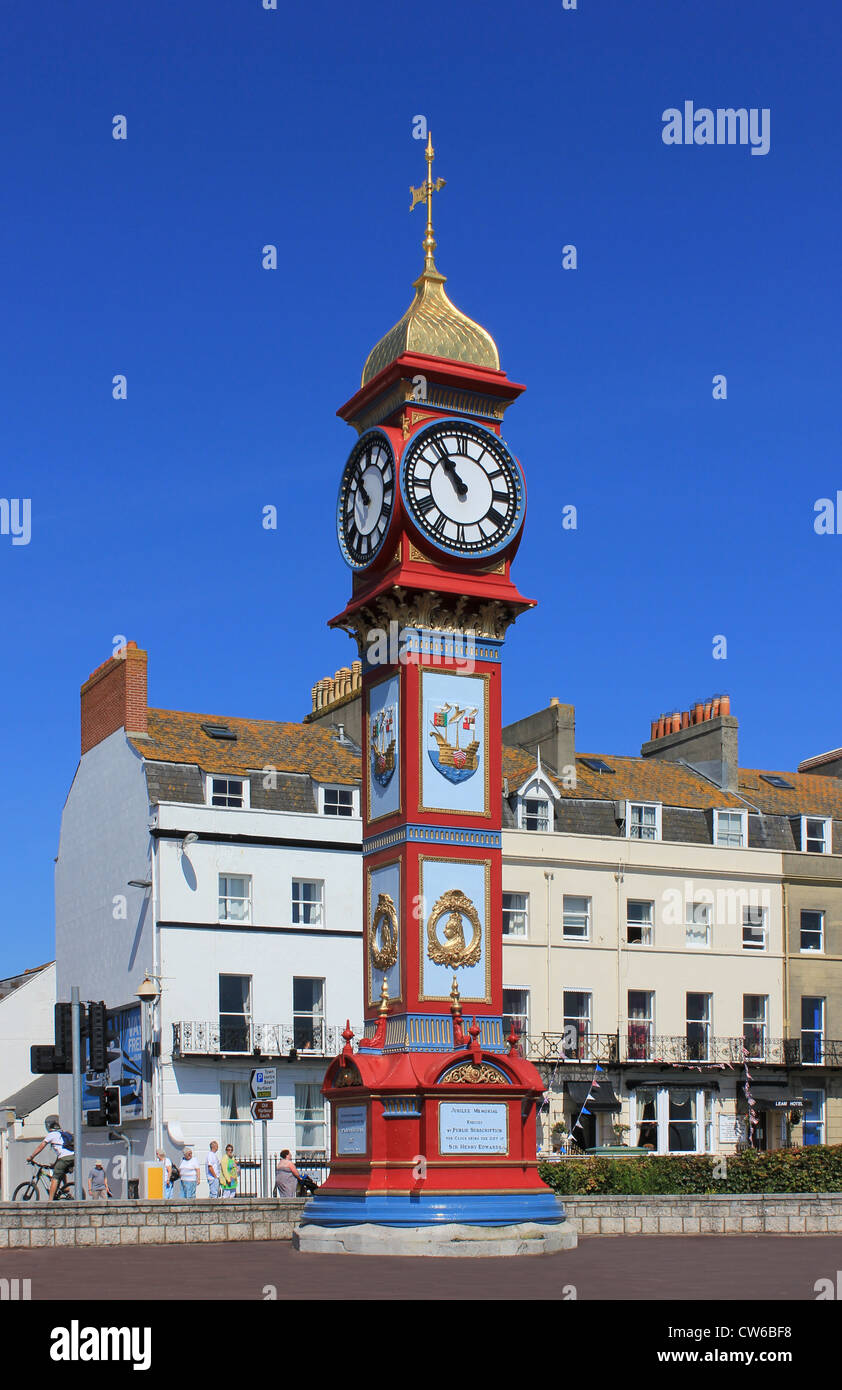 England Dorset Weymouth Weymouth's Jubilee Clock Jeanetta Baker Stock ...
