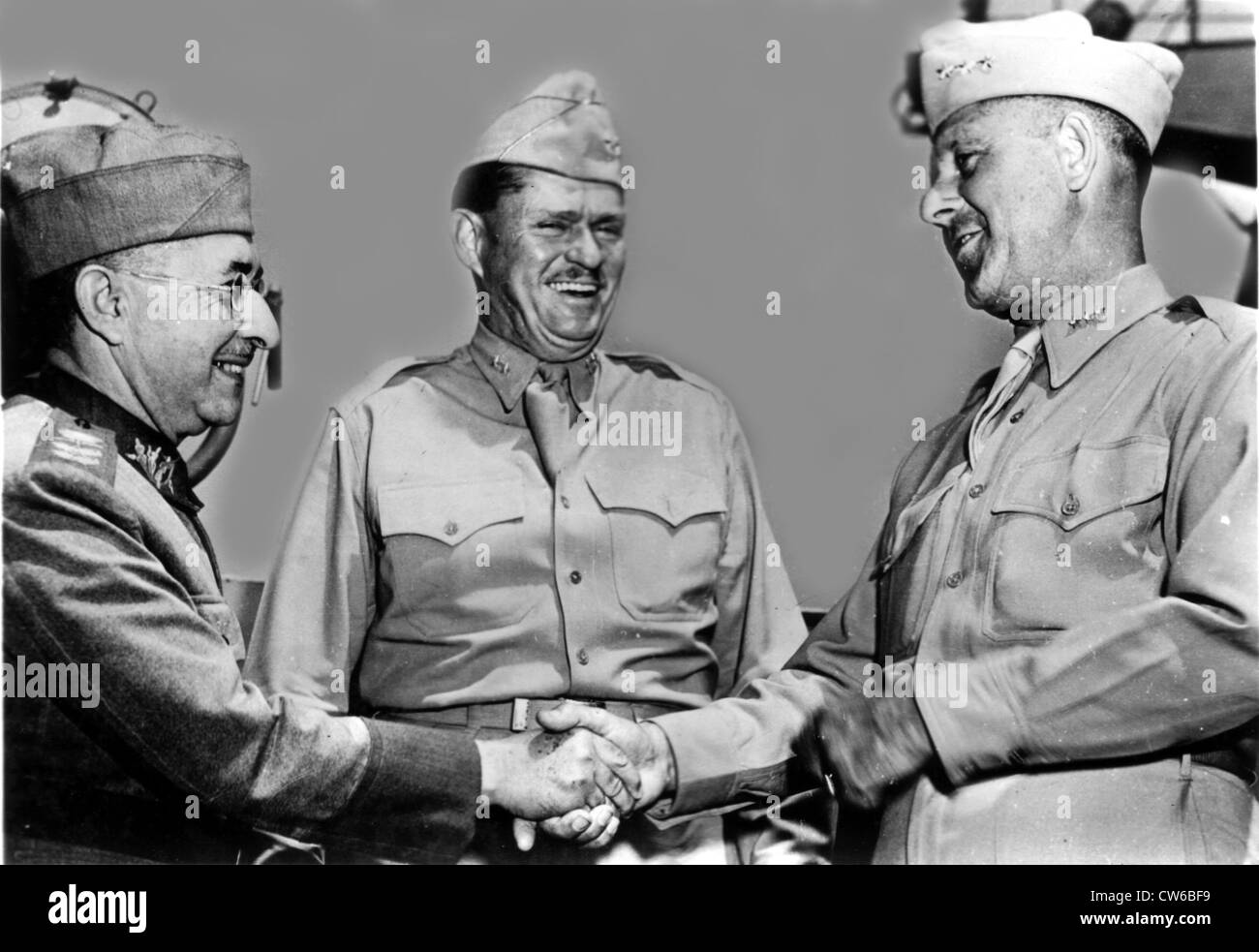 Brazilian fighters welcomed to Italy (1944 Stock Photo - Alamy
