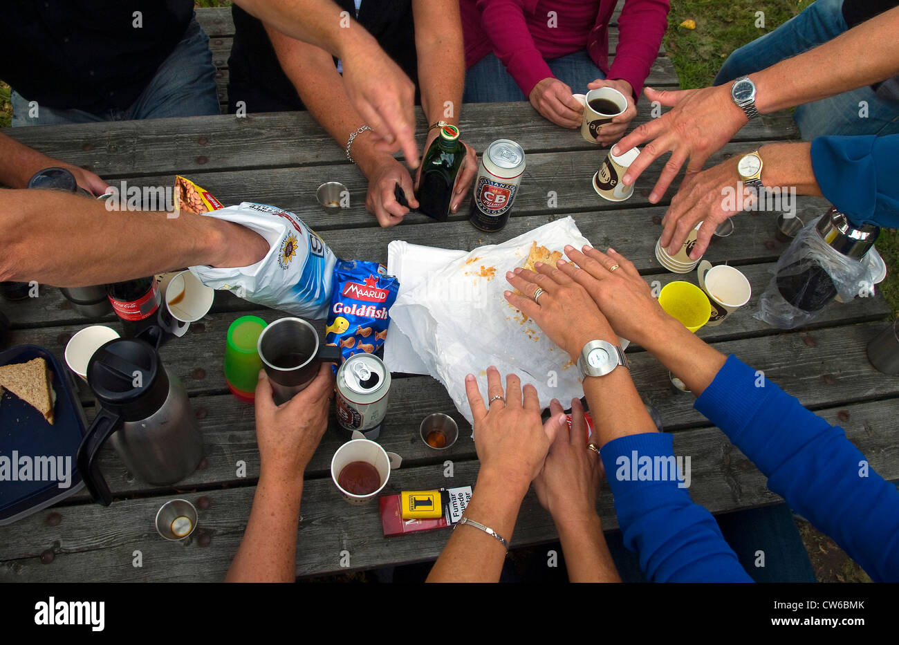 Norwegian picnic table hi-res stock photography and images - Alamy