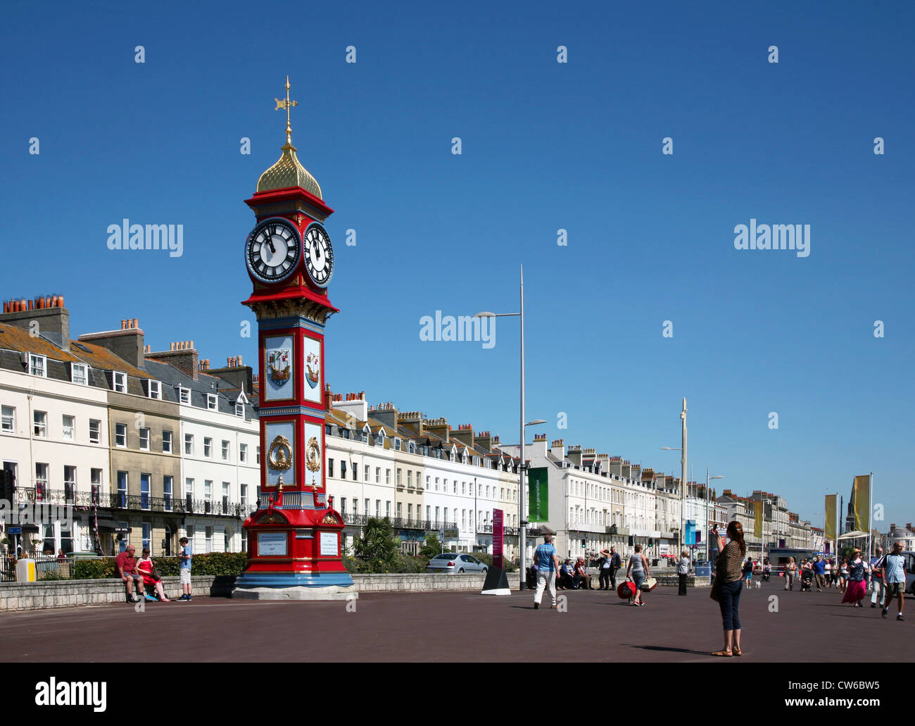 England Dorset Weymouth Weymouth's Jubilee Clock Peter Baker Stock ...
