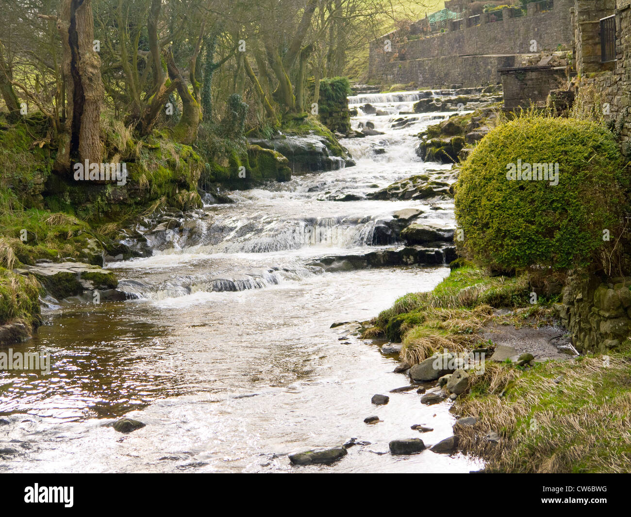 Yorkshire hawes waterfall river ure hi-res stock photography and images ...