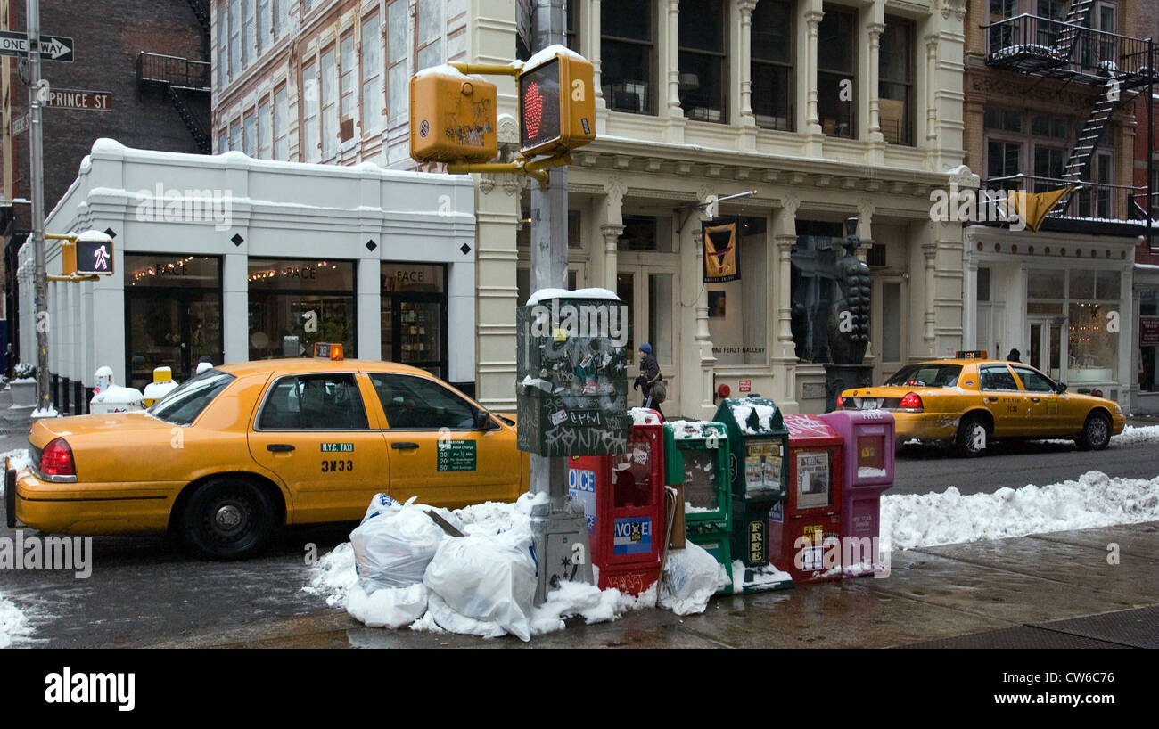 New York, the trendy SoHo district Stock Photo - Alamy