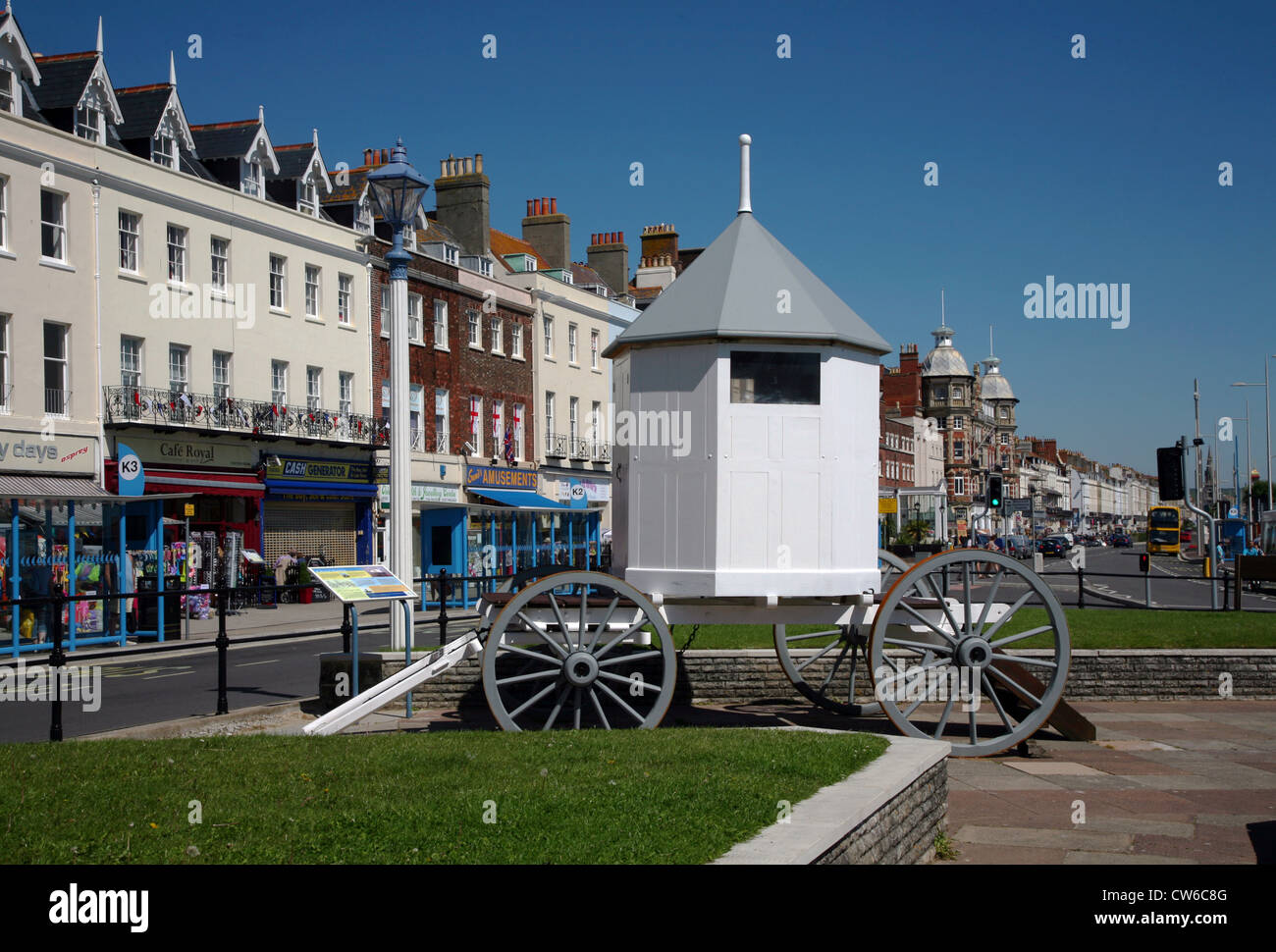 England Dorset Weymouth Model of old bathing machine used in Weymouth ...