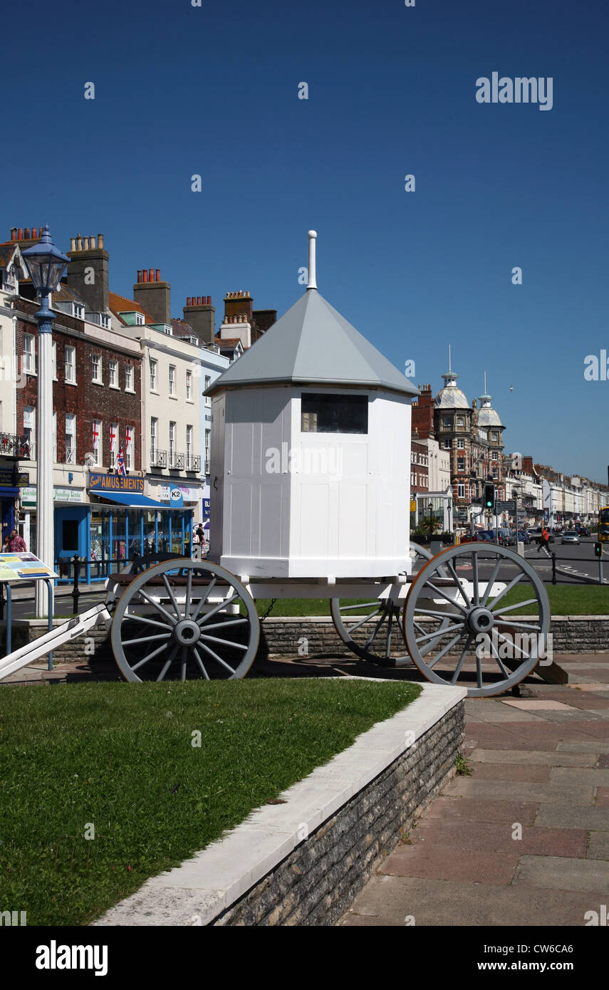 England Dorset Weymouth Model of old bathing machine used in Weymouth ...