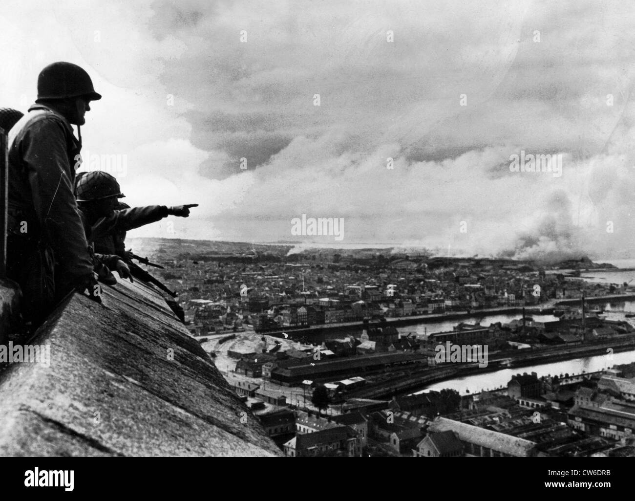 Cherbourg 1944 hi-res stock photography and images - Alamy