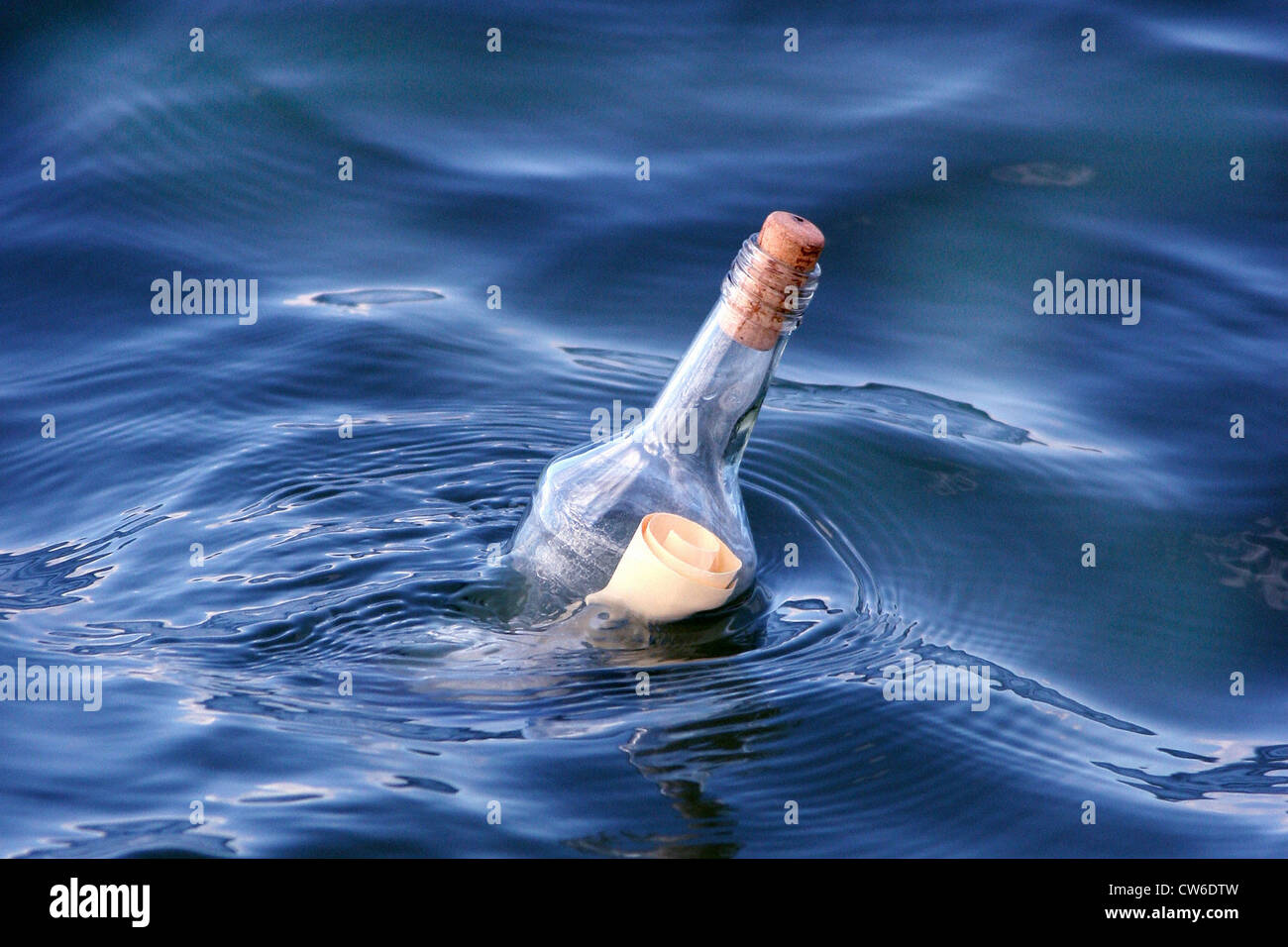 message in a bottle Stock Photo - Alamy