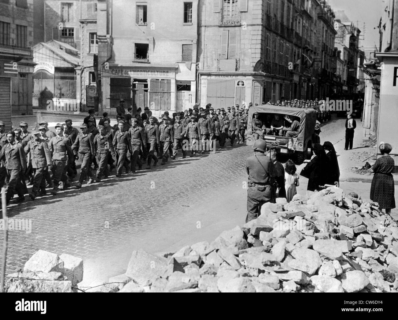 Normandy pow german 1944 hi-res stock photography and images - Alamy