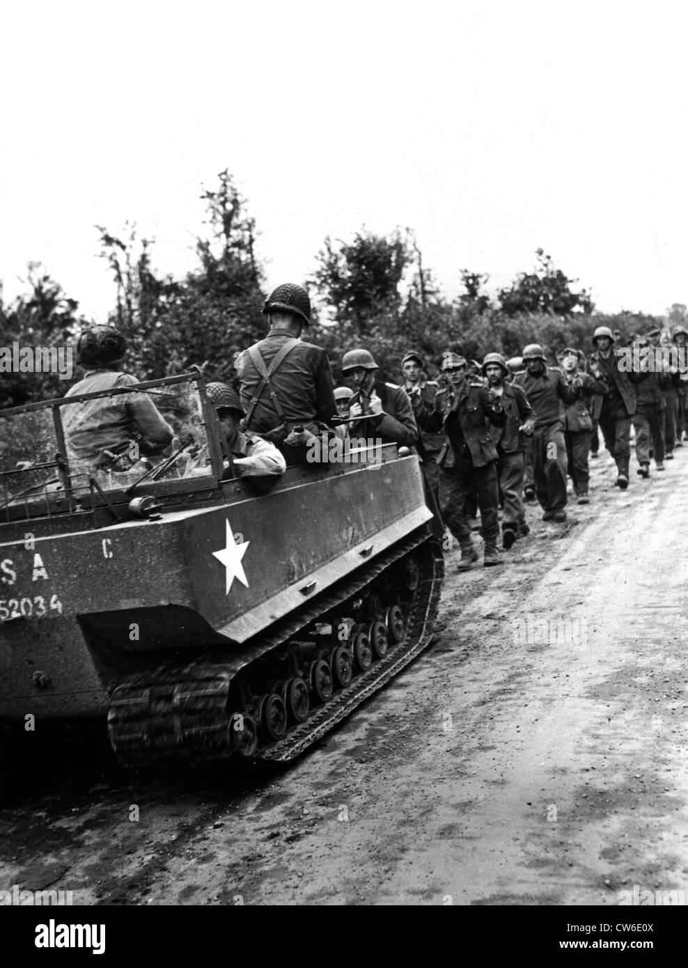 German pow normandy hi-res stock photography and images - Alamy