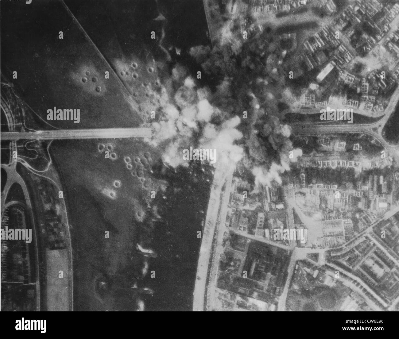 Arnhem bridge attacked by Marauders, September 1944 Stock Photo - Alamy