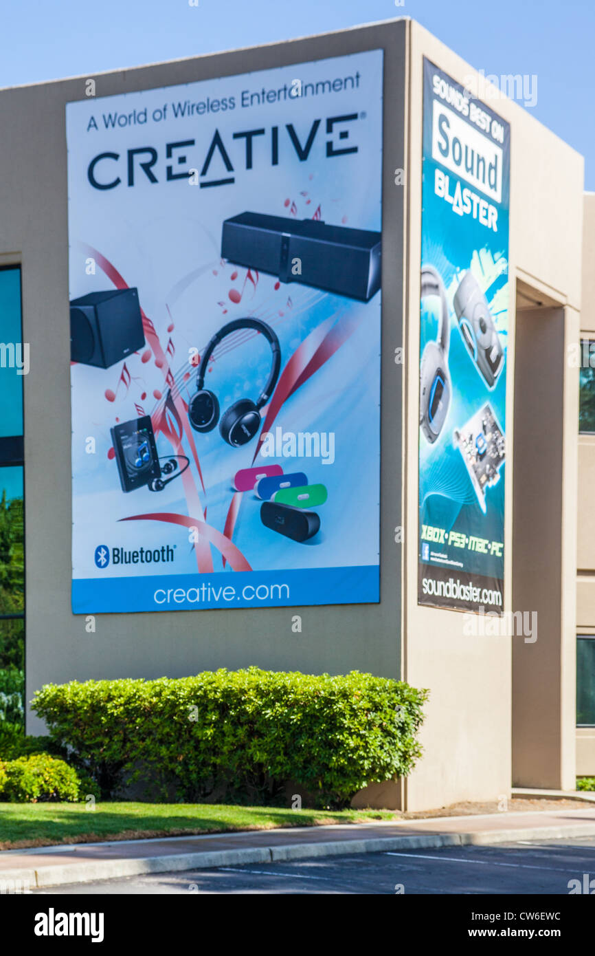 A Creative Labs office building in Silicon Valley California Stock ...