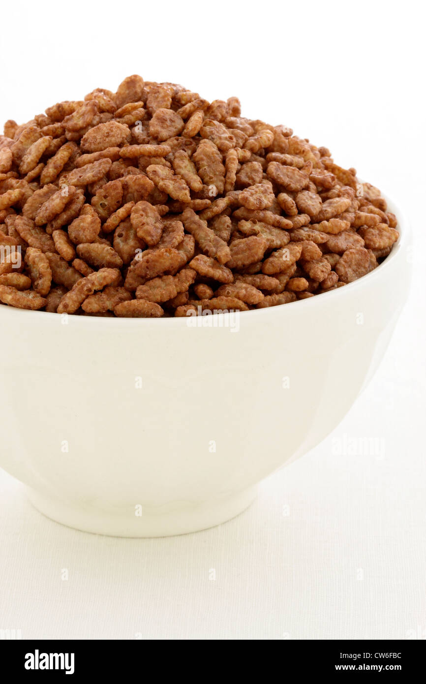 Delicious and nutritious cocoa-flavored, crisped rice cereal, served in ...