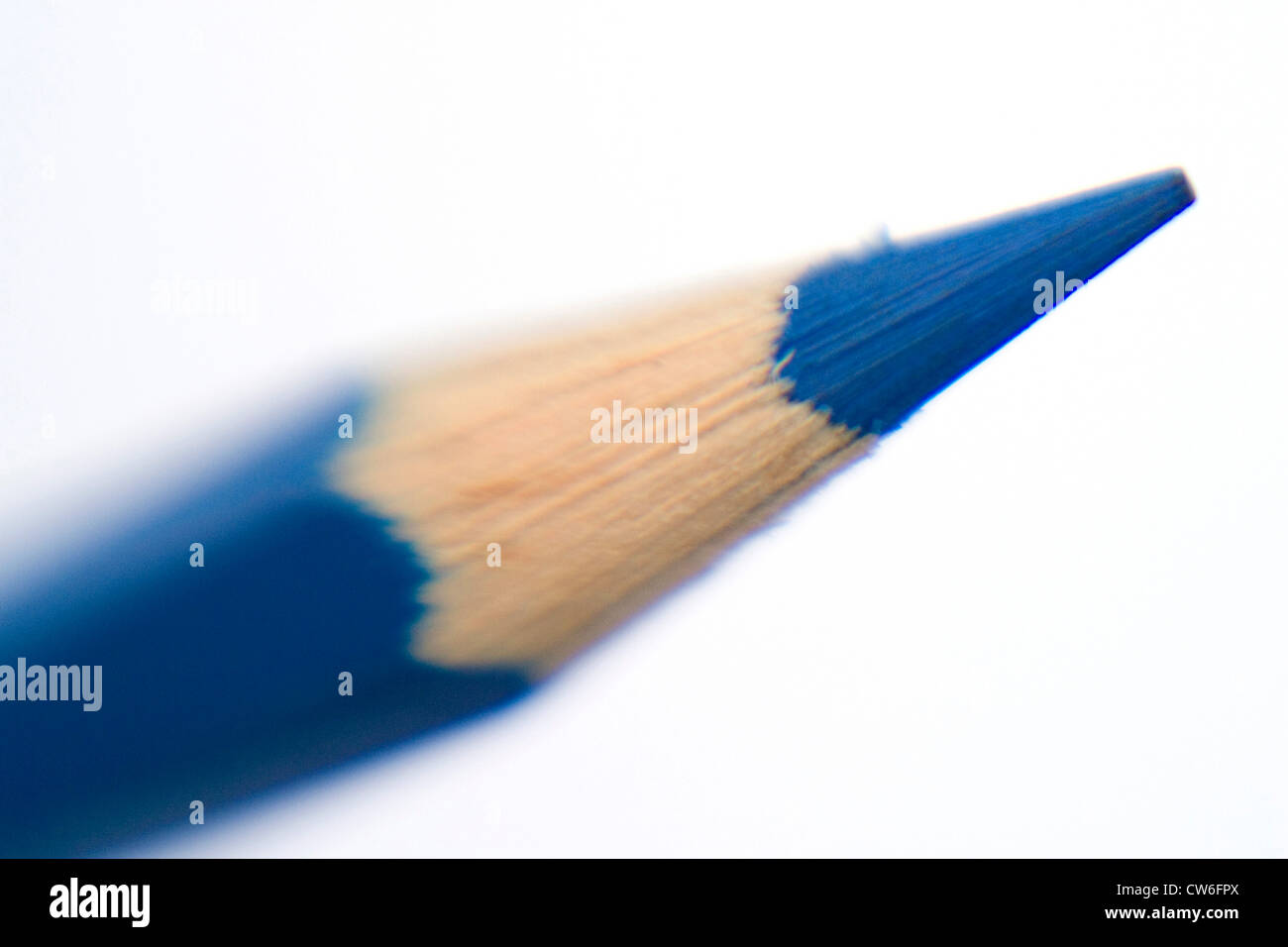 blue coloured crayon Stock Photo - Alamy
