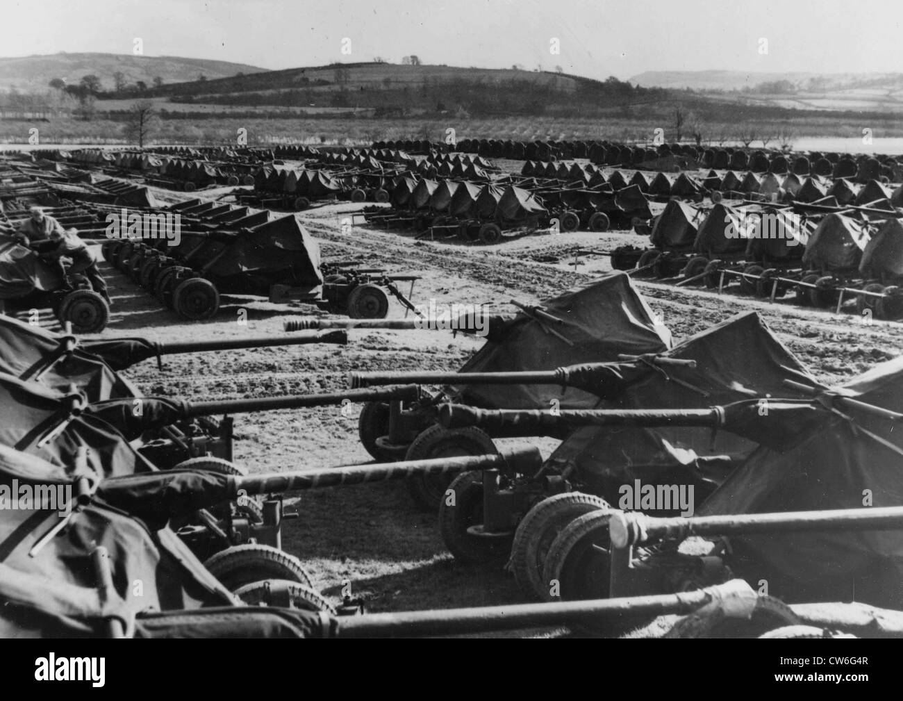 Storage camp in Great Britain (1944 Stock Photo - Alamy