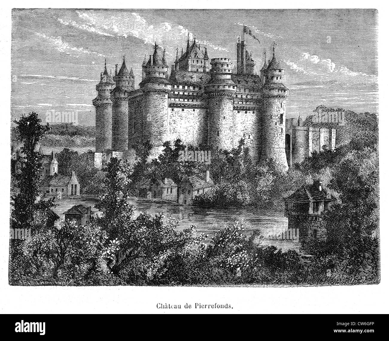 Pierrefonds castle hi-res stock photography and images - Alamy