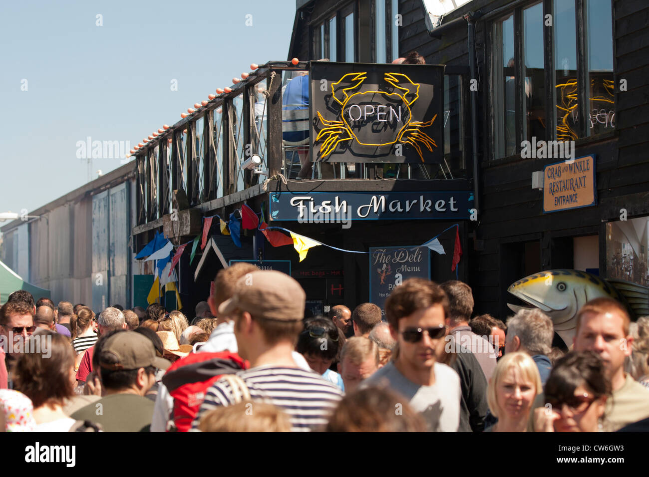 Whitstable Harbour, Kent Stock Photo - Alamy