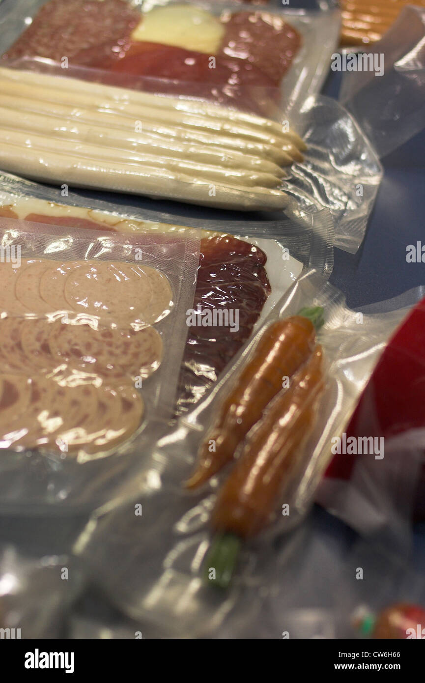 Berlin, welded-in plastic sausage Stock Photo - Alamy