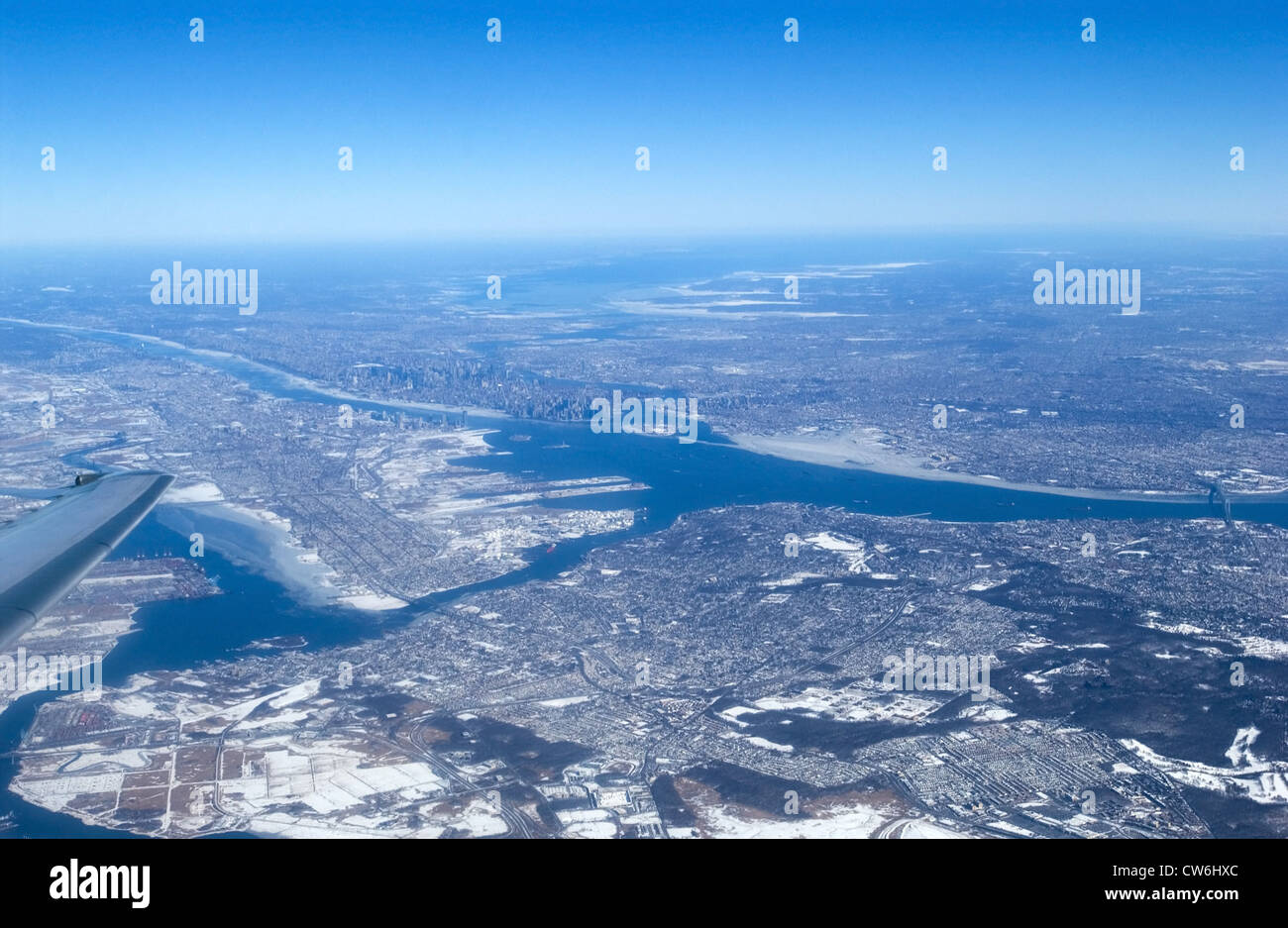 Aerial view of New York Stock Photo - Alamy