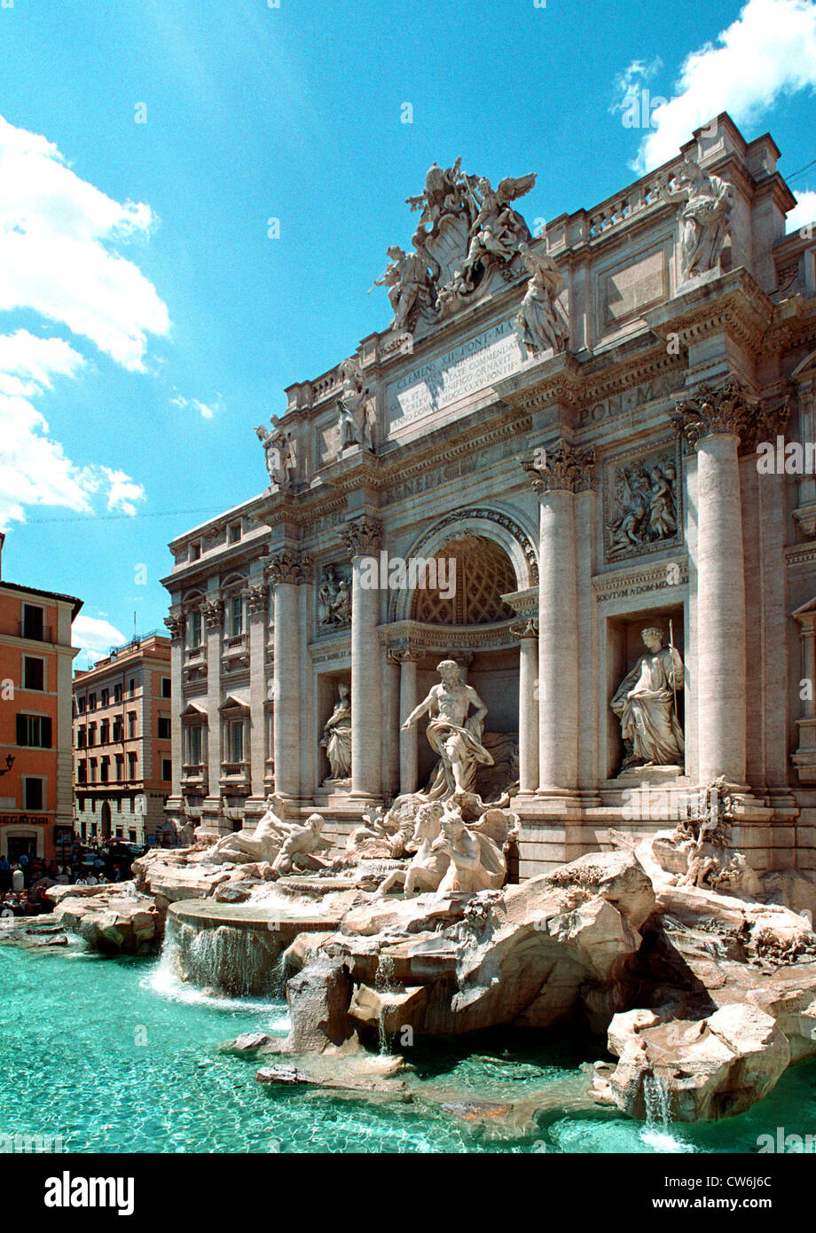 Rome, the Trevi Fountain in Piazza di Trevi Stock Photo - Alamy