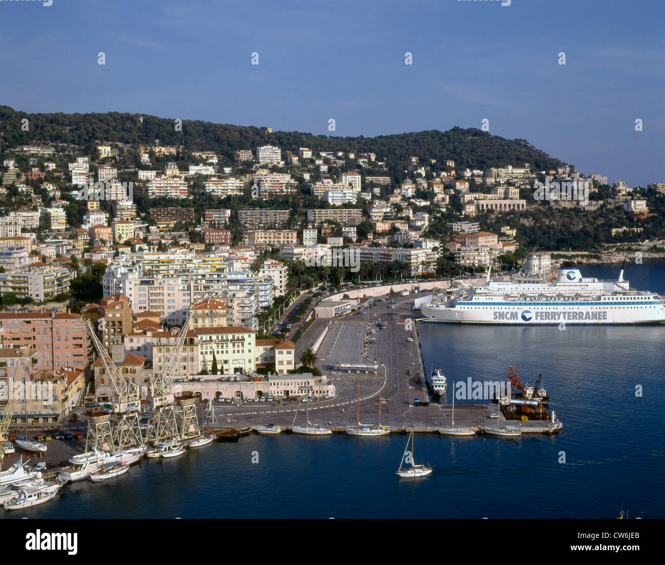 Nice france harbour view hi-res stock photography and images - Alamy