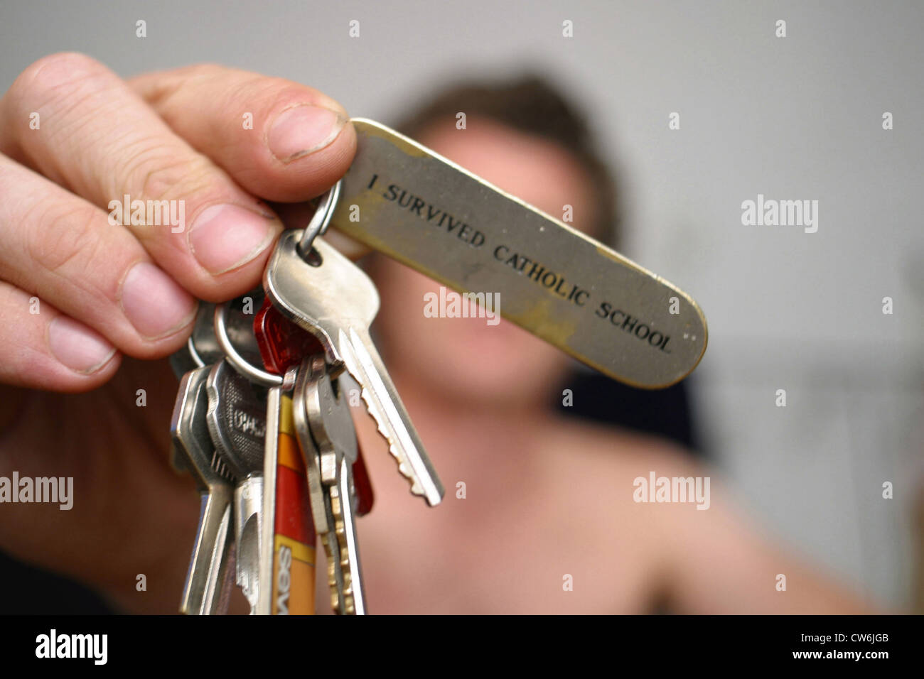 Hand Holding Large Ring Keys High Resolution Stock Photography and ...