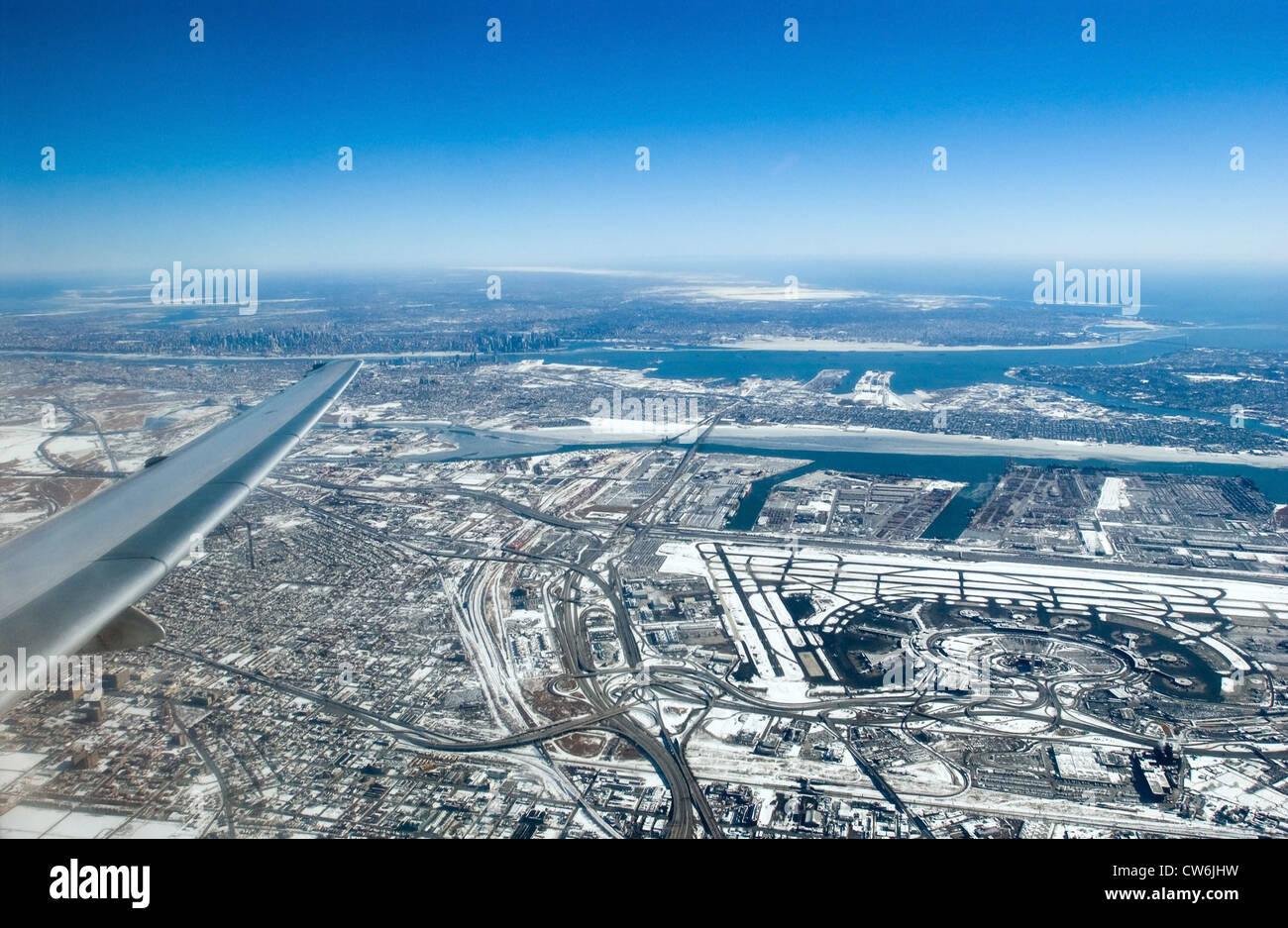 Aerial view of New York Stock Photo - Alamy