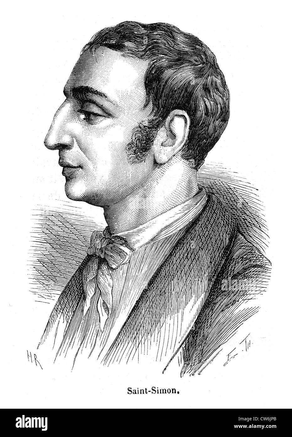 Count of Saint Simon Stock Photo - Alamy