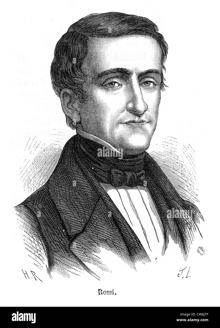 Portrait of rossi Black and White Stock Photos & Images - Alamy