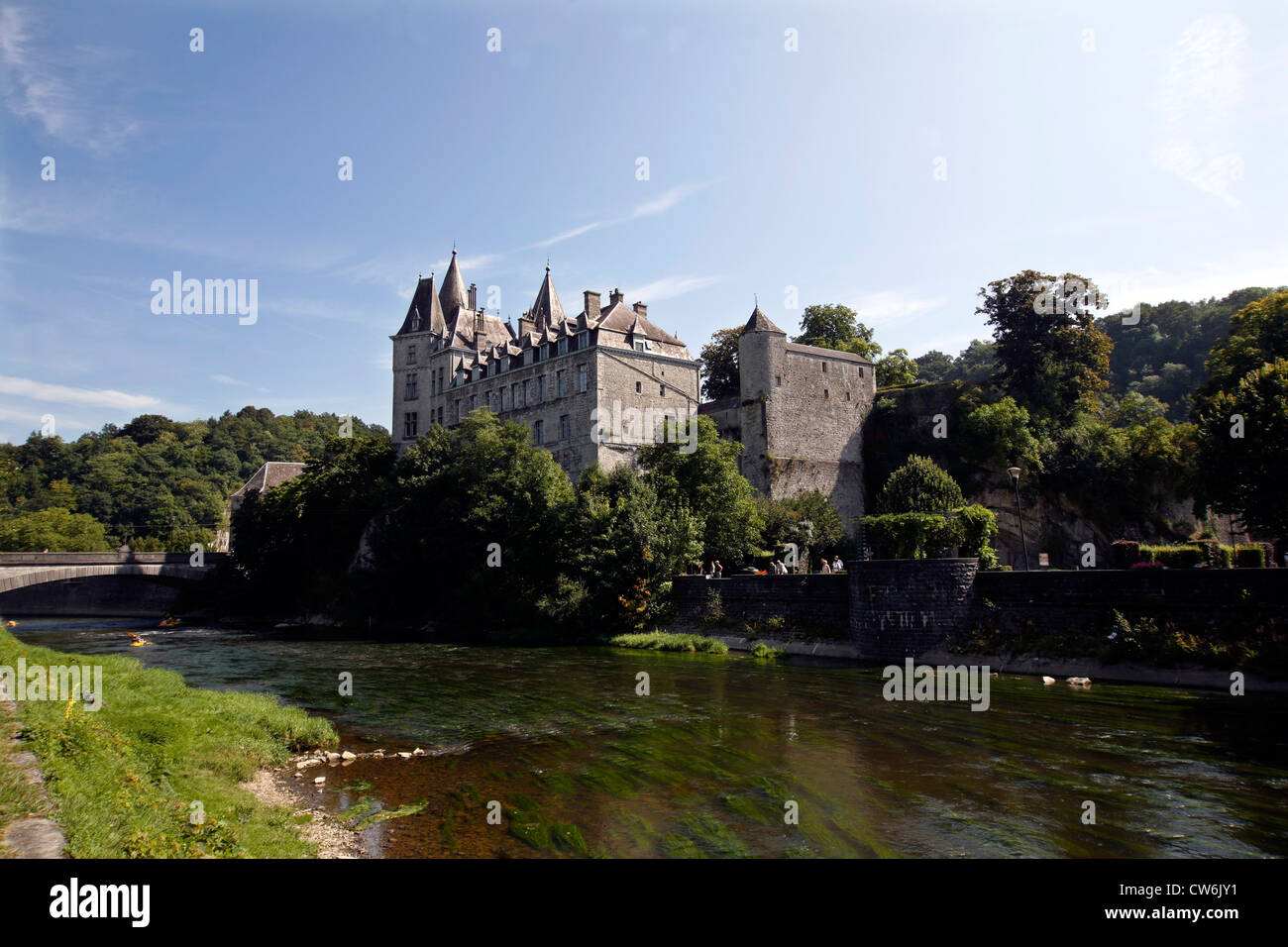 Ursel Castle, Belgium, Ardennen, Durbuy Stock Photo - Alamy
