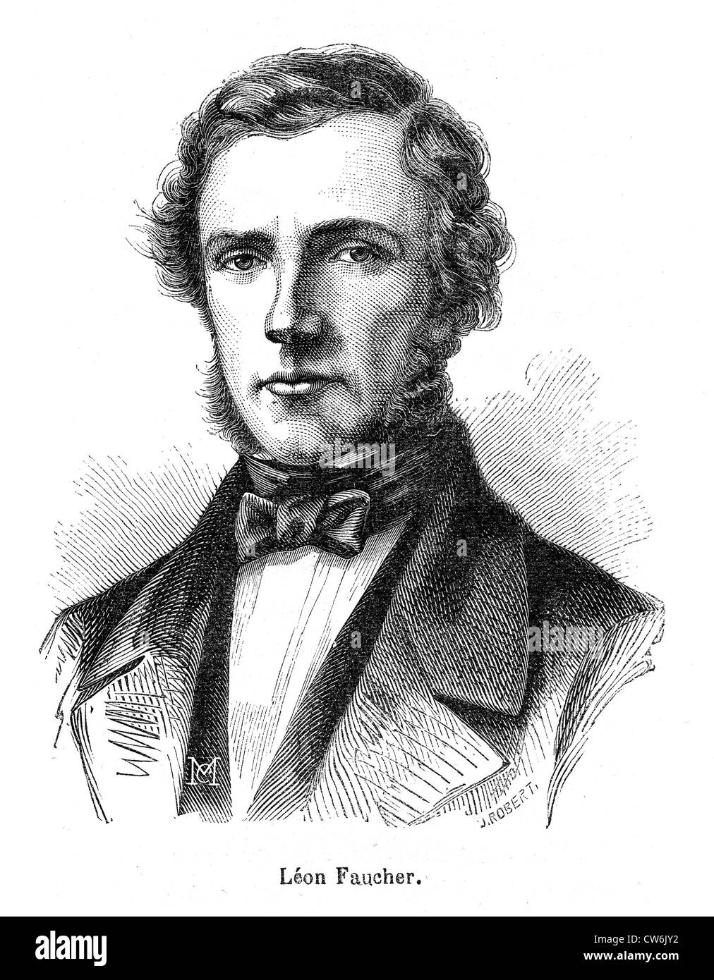 Leonard Joseph Leon Faucher Stock Photo - Alamy